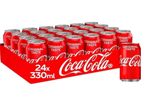 Pack de 24 de Coca Cola, CAJA 24 Unidades lata 33cl / 330ml COCACOLA ...