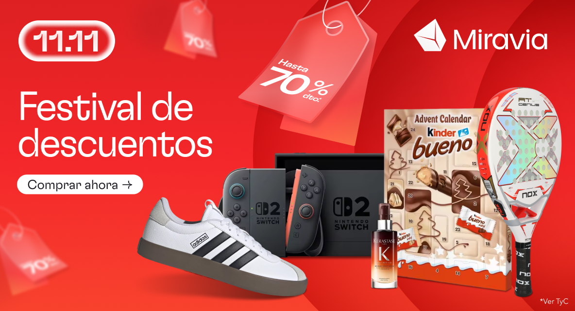 🔥CUPONES MIRAVIA 11 del 11 de 2025 Cupones descuento